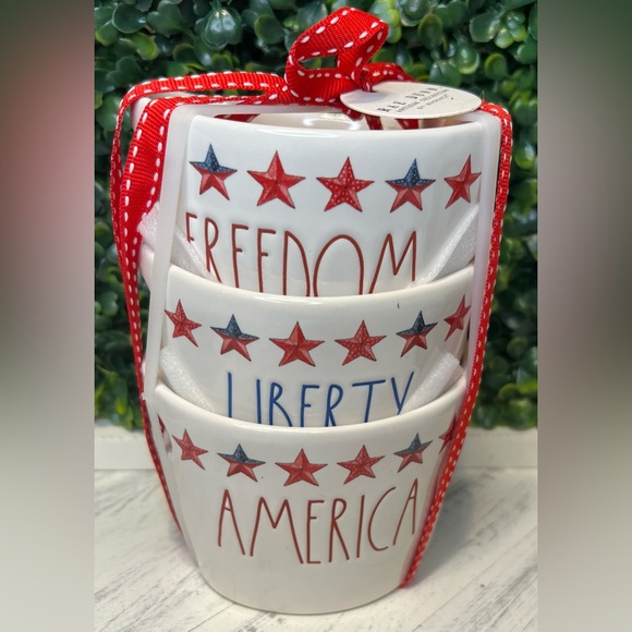 Rae Dunn | Kitchen | Rae Dunn Freedom Liberty America Patriotic 4th Of ...